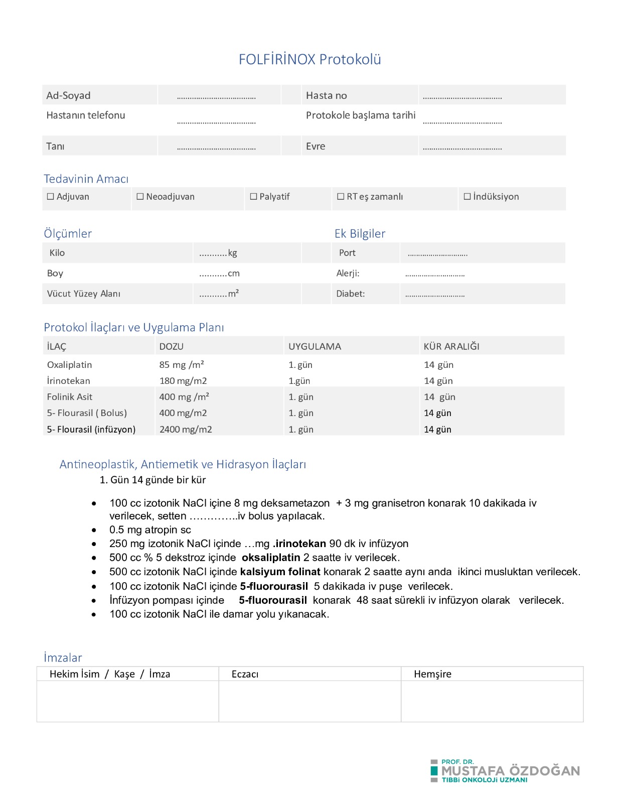 FOLFIRINOX kemoterapi rejimi – pankreas kanseri tedavisi | Prof. Dr ...