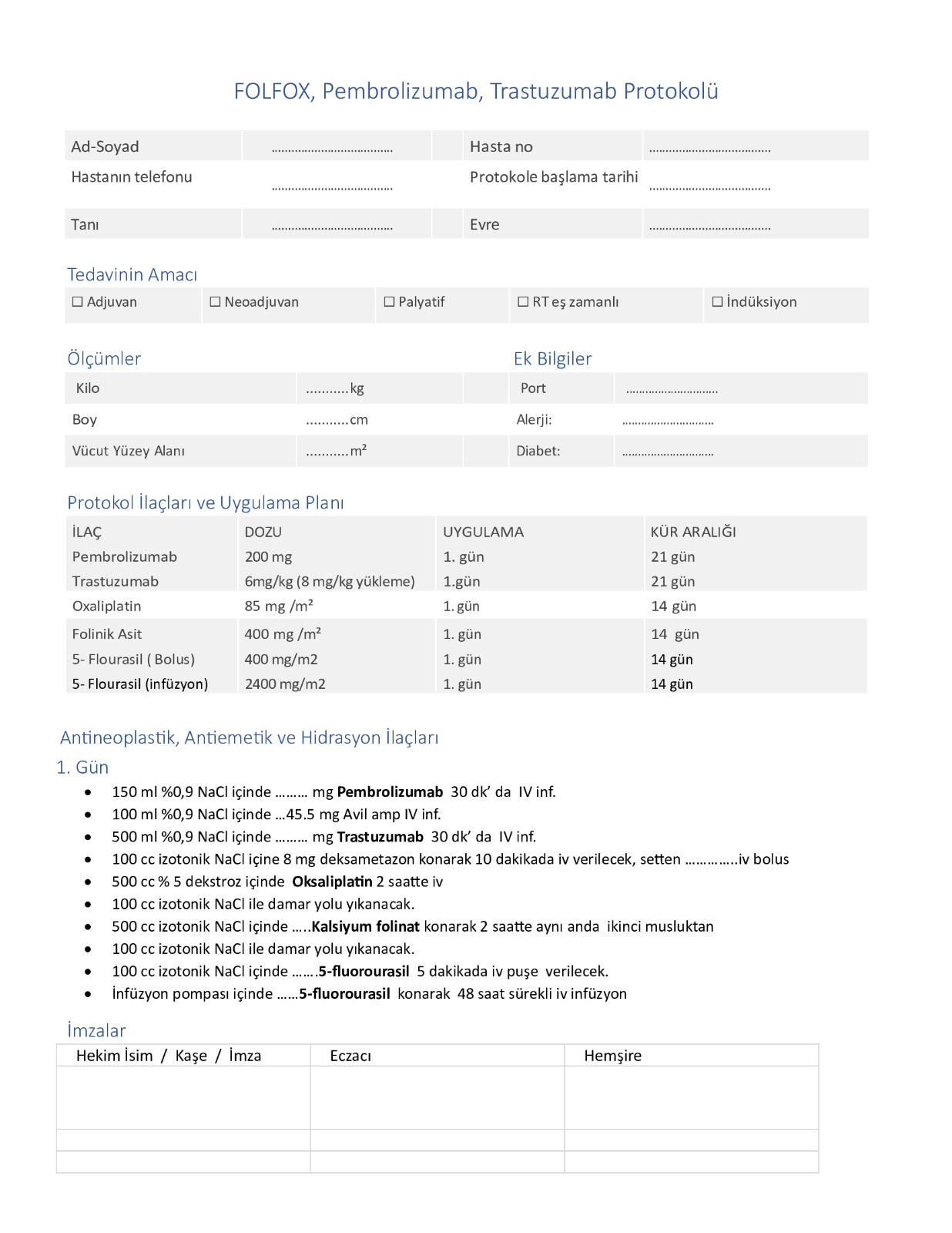 FOLFOX, Pembrolizumab, Trastuzumab Tedavi Rejimi | Prof. Dr. Mustafa ÖZDOĞAN